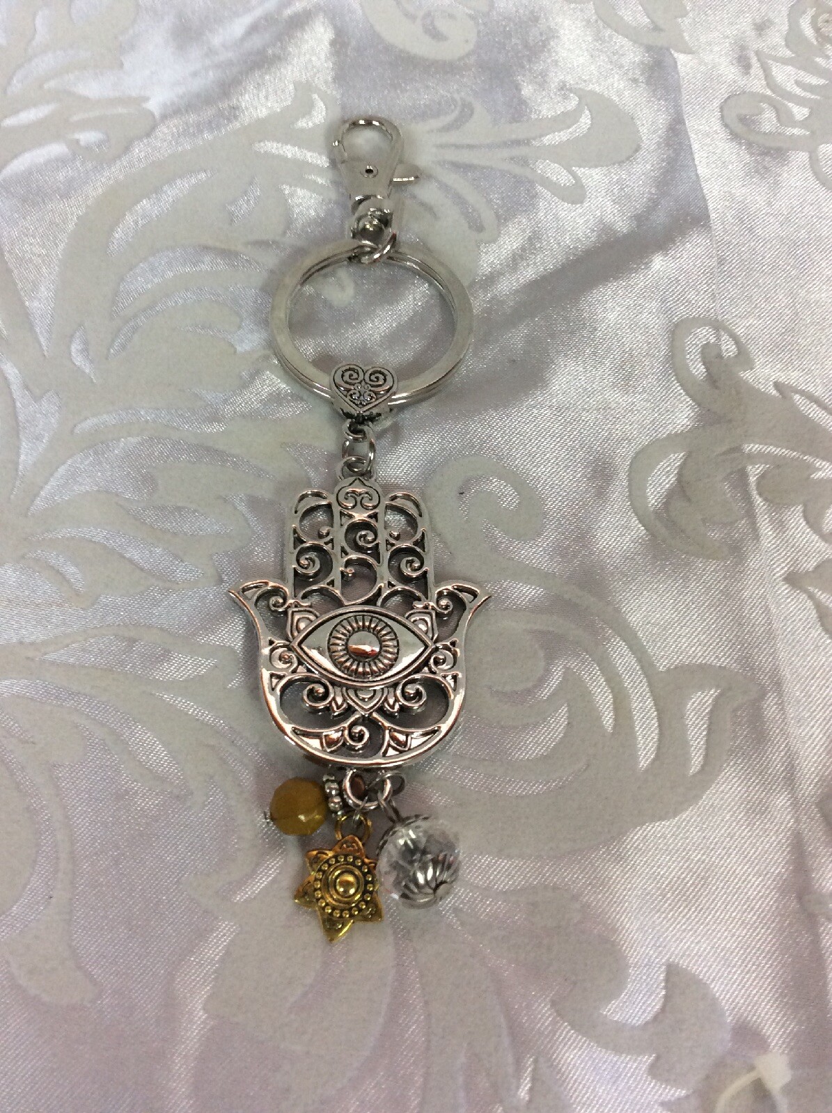 GANZ Key Ring HAMSA Clip / KEY RING ER49802 | eBay