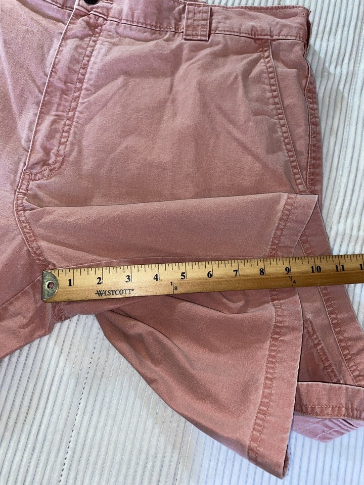LL Bean Natural Fit Faded Salmon Color Size 38 Actual Waist 36” X 9 ...