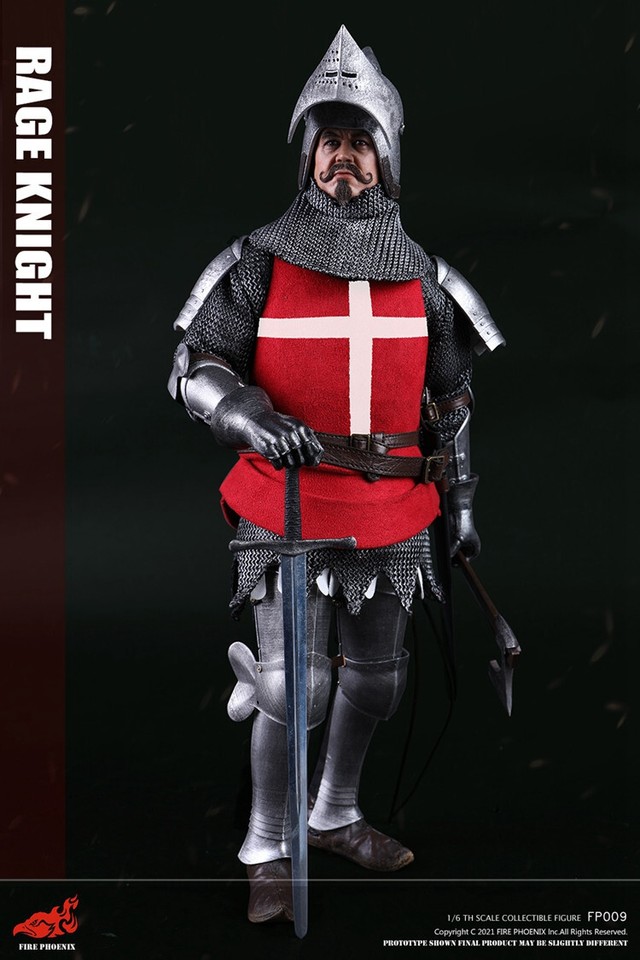 FIRE PHOENIX Rage Knight 1/6 Scale Male Soldier Action Figure ...
