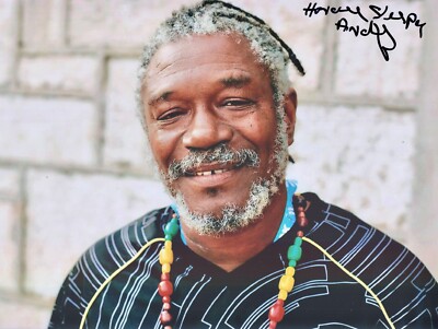 HORACE ANDY MASSIVE ATTACK Reggae legend RARE AMAZING IN PERSON SIGNED ...