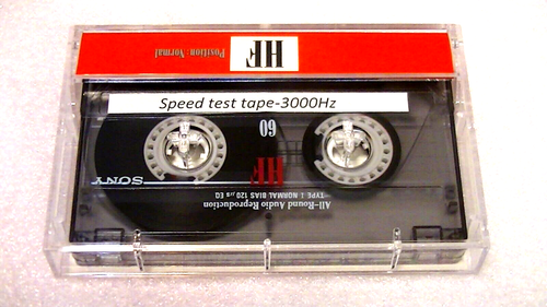 NEW Speed Calibration Test Tape For Cassette Players: Decks, Boomboxes ...