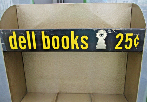Vintage Dell Paperback Book Store Display Metal Stand ~ 40s - 50s ...