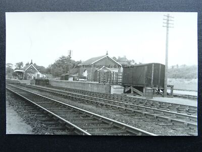 Cheshire AUDLEM STATION & GOODS SHED Locomotive Steam Railway c1961 RP ...
