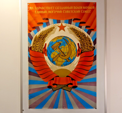 Poster Working Man In The Soviet Union