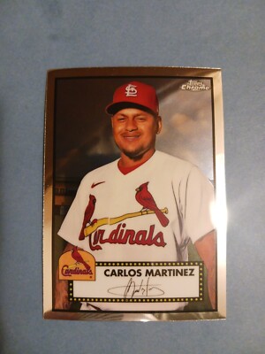 2021 Topps Chrome Platinum Anniversary #459 Carlos Martinez St Louis ...