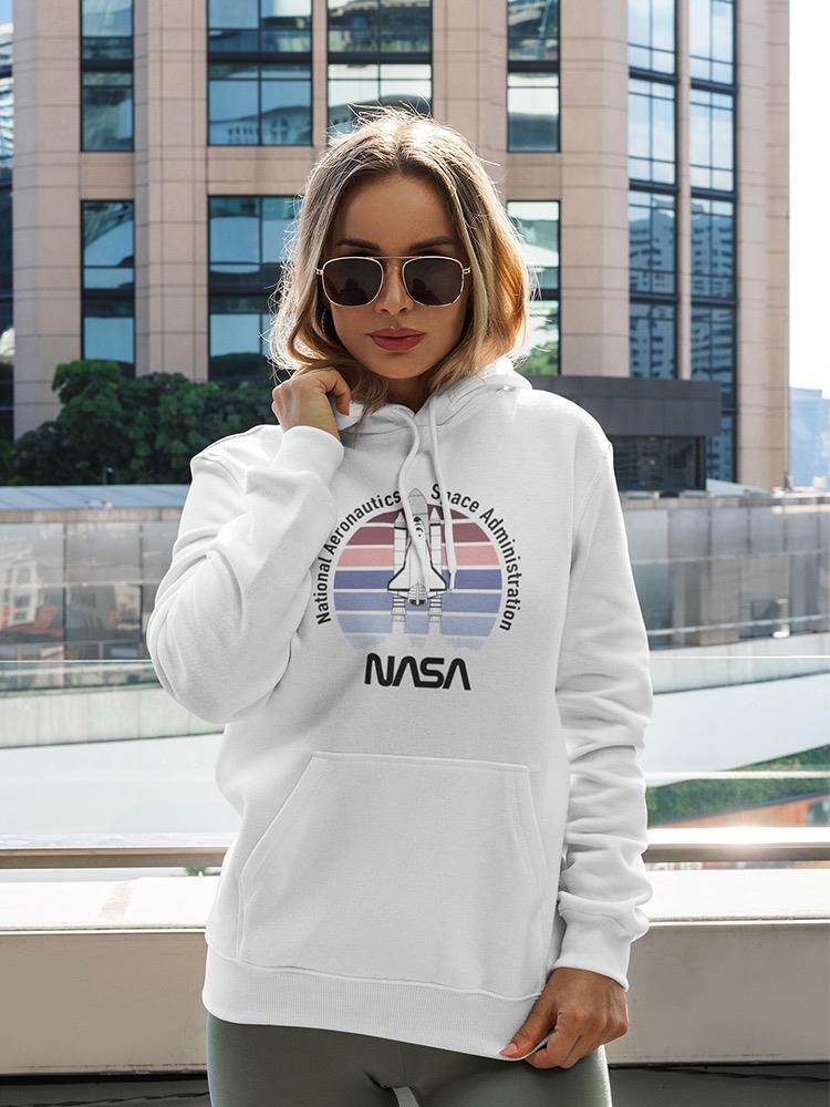 Nasa White Hoodie