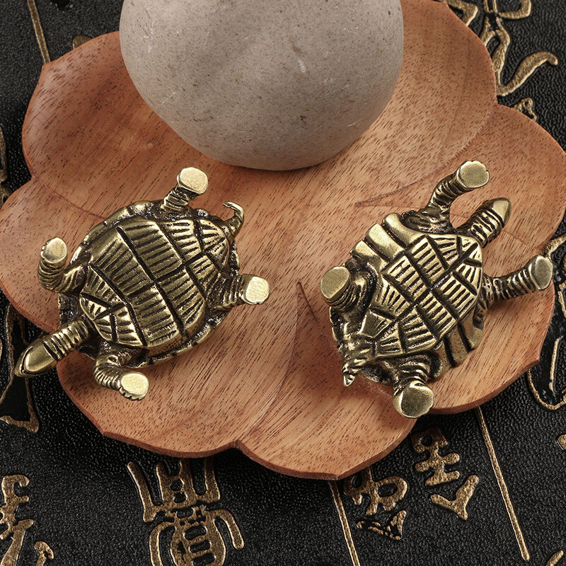 Lucky Small Money Turtle Retro Tortoise Statue Desktop Ornaments Turtle ...