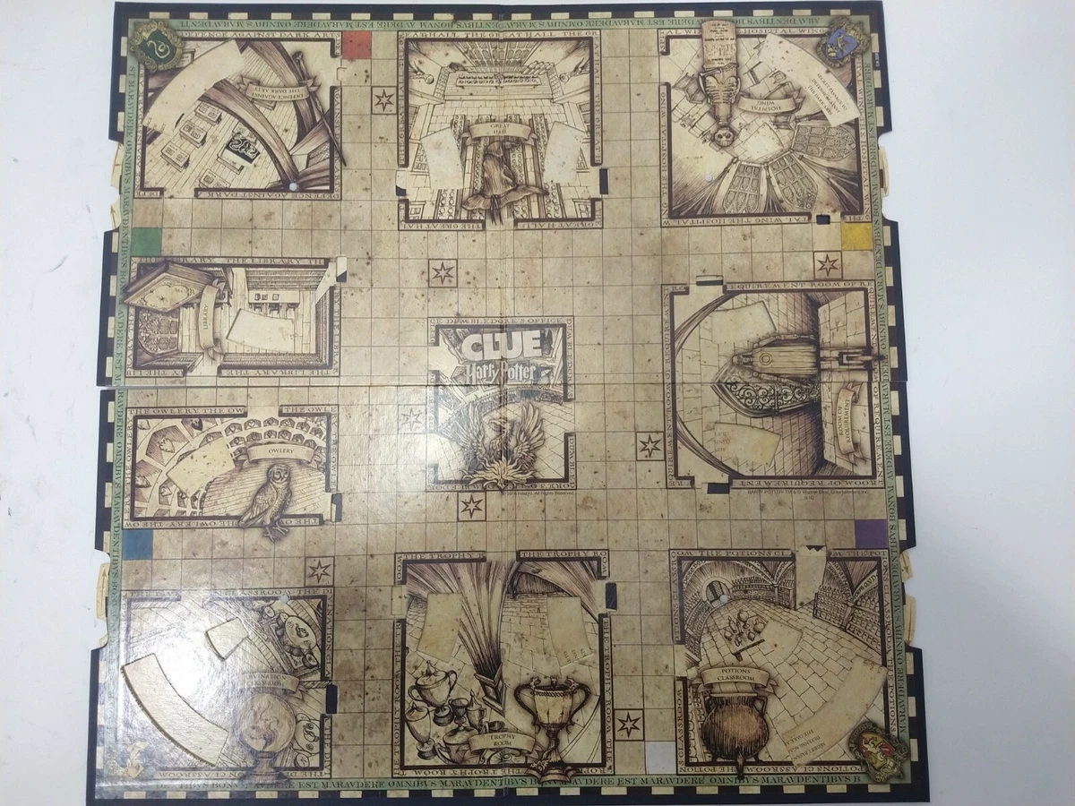 Clue Board Game Map