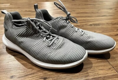 Mens Footjoy FJ Flex XP Round Toe Spikeless Golf Shoes Size 11.5 Gray ...