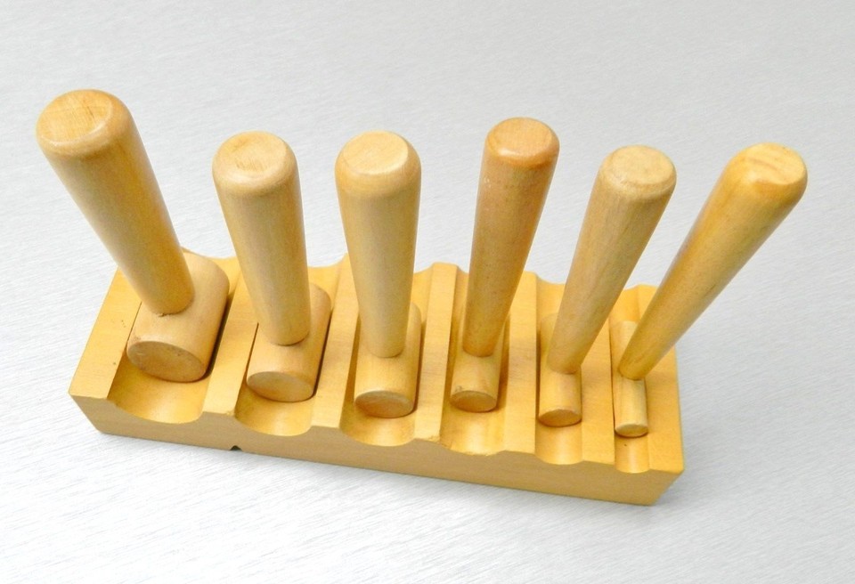 Wood Swage Block Forming Wooden U-Channel Dapping Hardwood Block ...