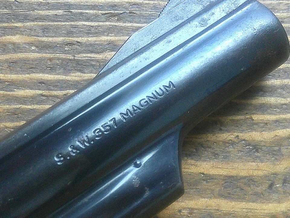 Smith & Wesson Model 19 Barrel 357 Mag OEM Blued 4" Good | eBay