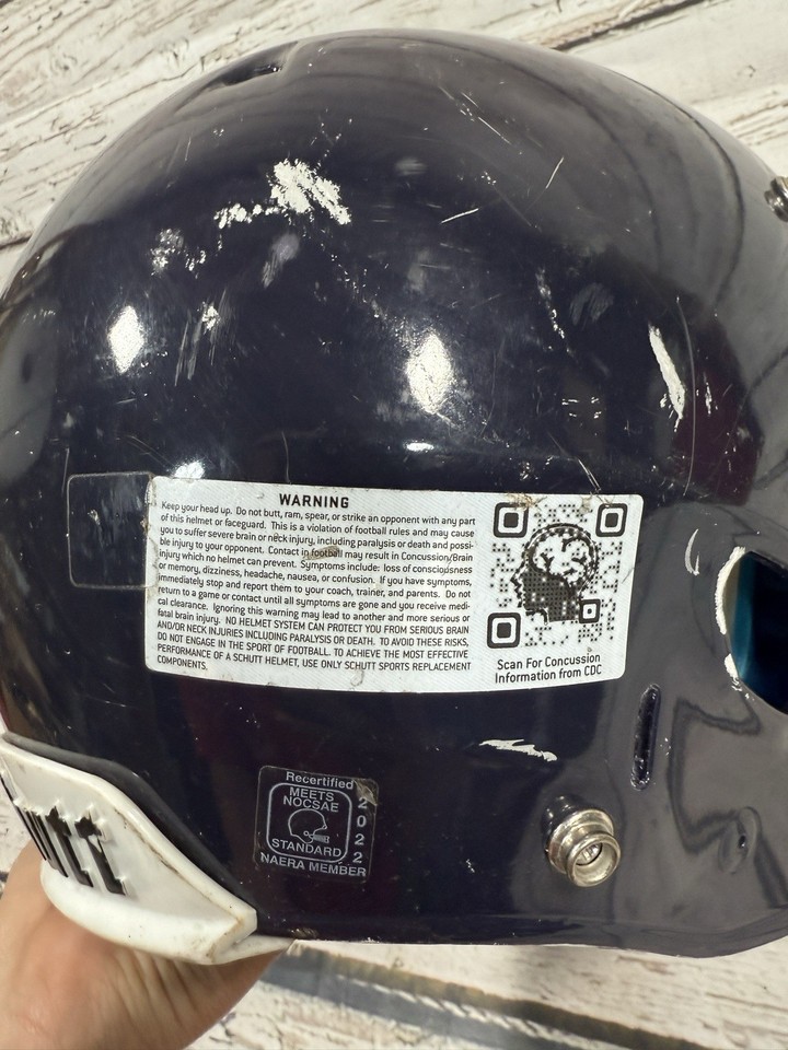 Schutt DNA Pro Plus Football 2022 Navy Blue USED Adult Football Helmet ...