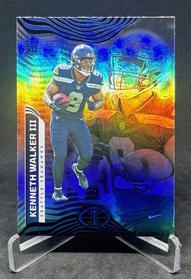 2022 NFL Panini Illusions Kenneth Walker III Rookie RC #51 SP Variation ...