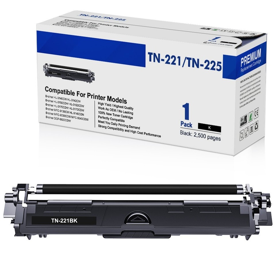 TN221 TN225 Toner / DR221CL Drum for Brother MFC-9130CW MFC-9340CDW HL ...
