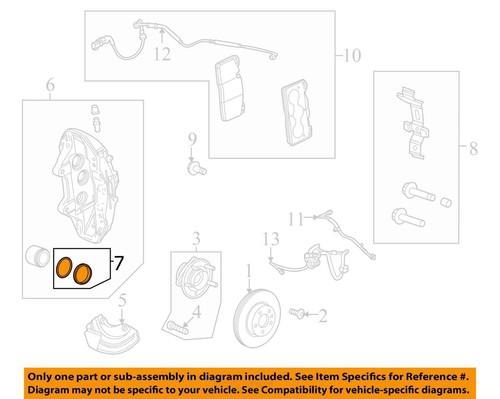 GM OEM 22-24 CT5 Front Suspension Brake Components-Caliper Seal Kit ...