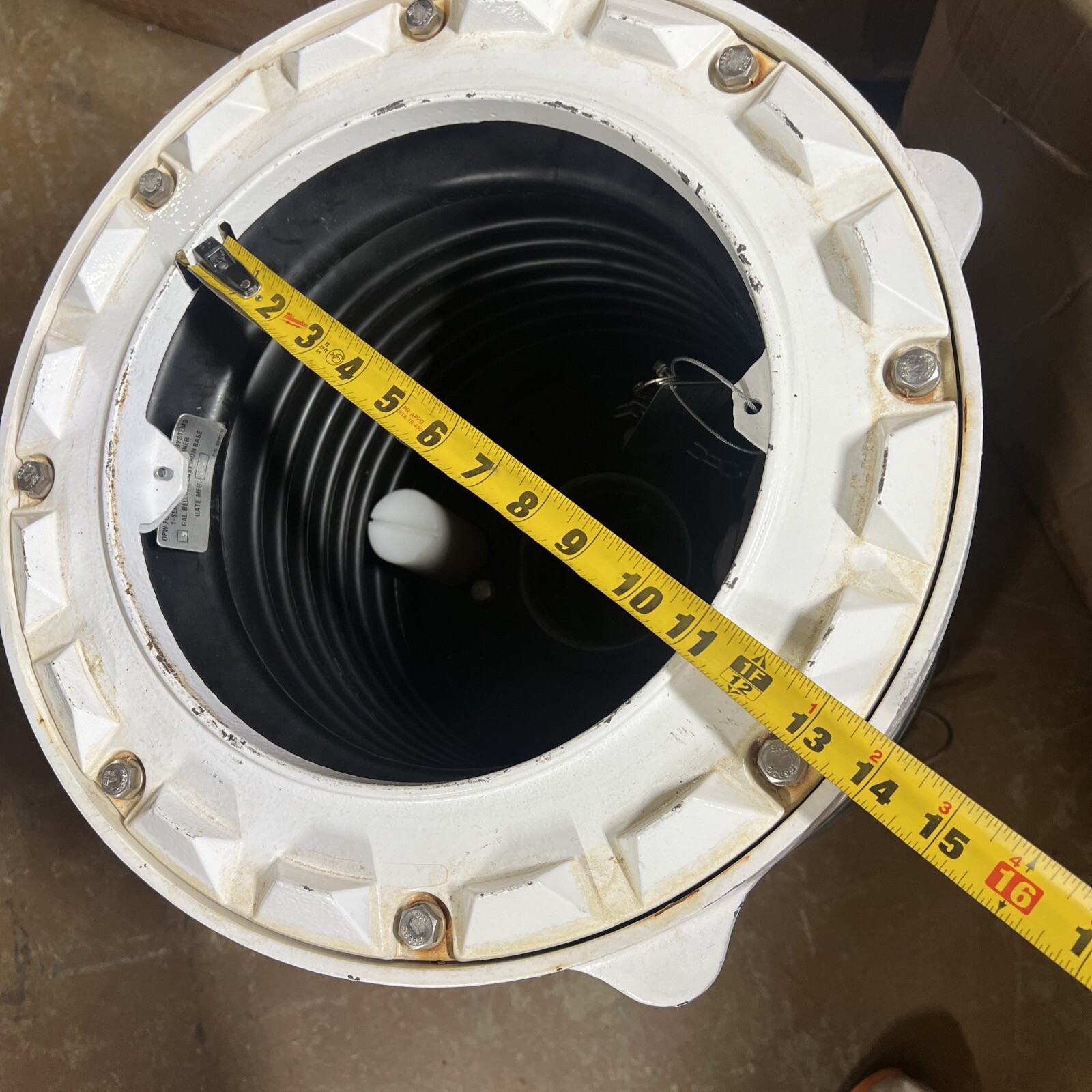 opw 1-3100 series thread on double wall grade level spill container 5 ...