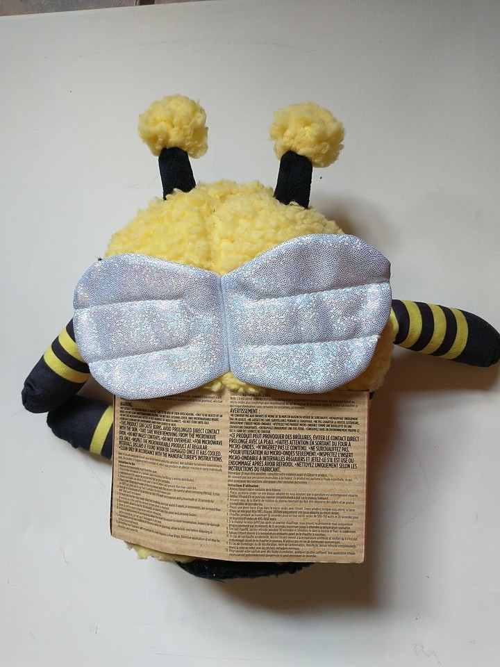 Animal Hottie Plush Bee Aroma Home Cozy Cuddles Microwave Stuffed ...