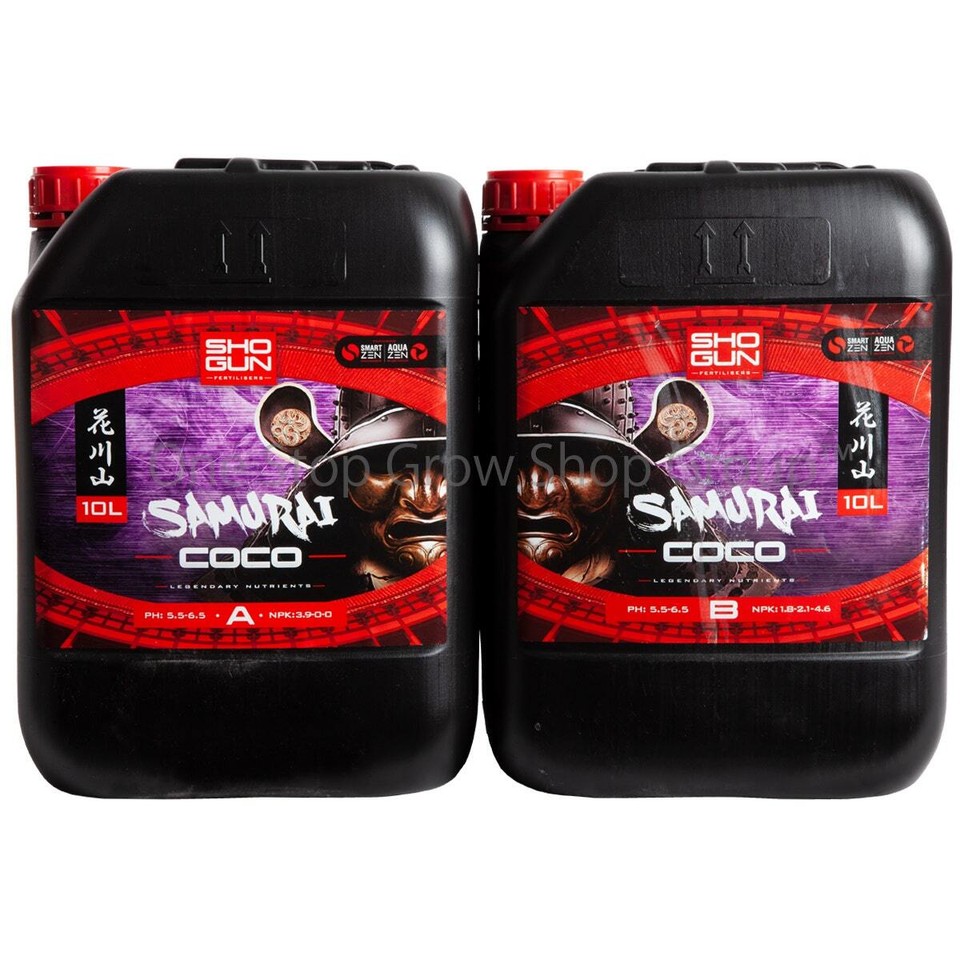 Shogun Samurai Coco A&B – Premium Nutrients for Coco-Based Growing | eBay UK