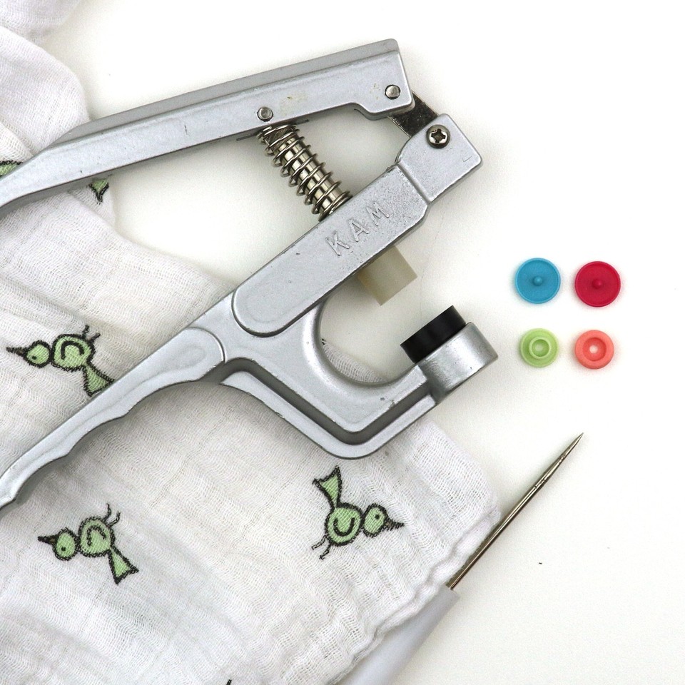 KAM Snaps HEART Shape B47 Neon Pink Plastic Snap Buttons No Sew Sewing ...