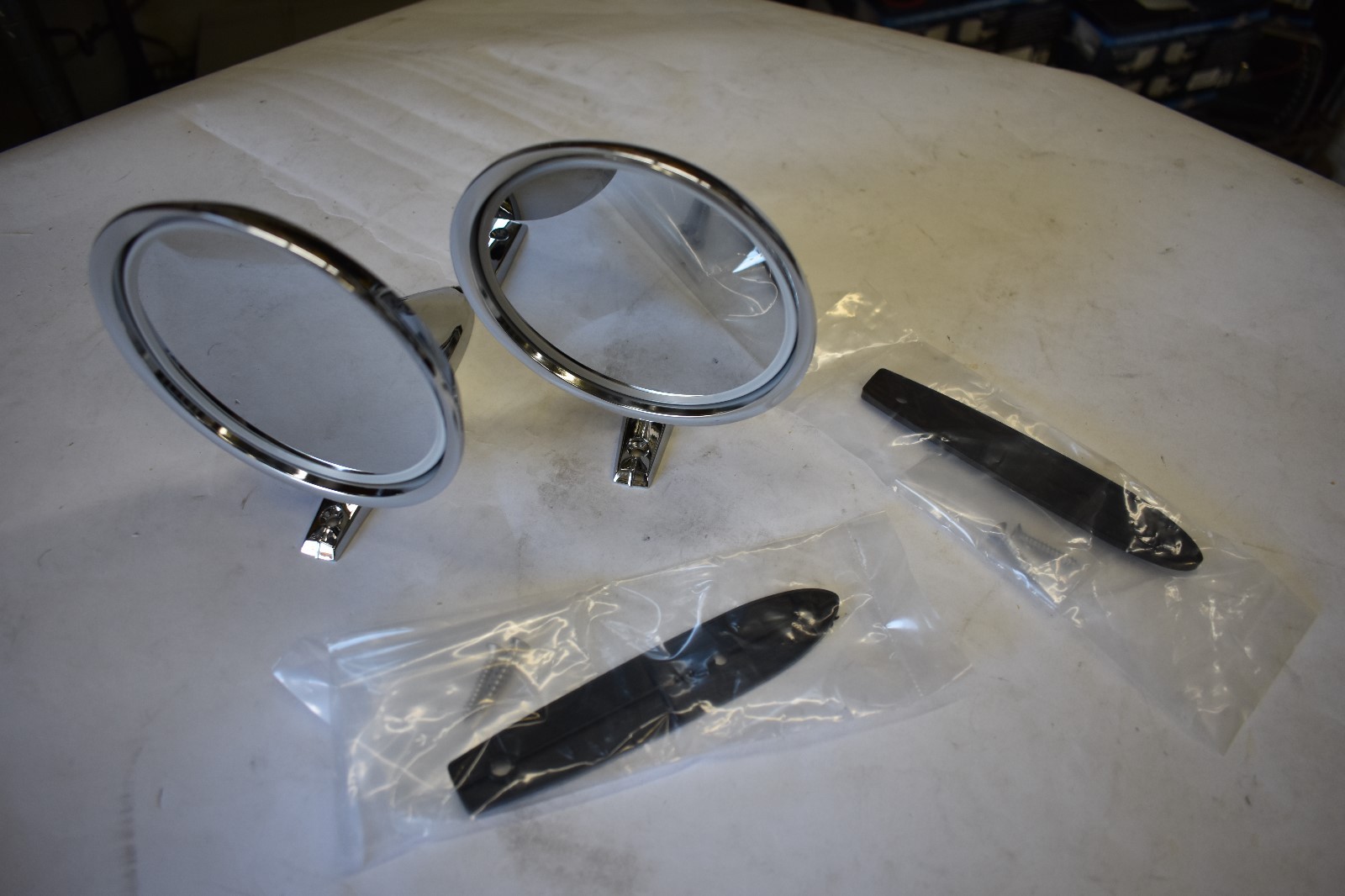 1964-1966 Ford Mustang 1963-1966 Falcon Fairlane 2 Chrome Outside Rear ...