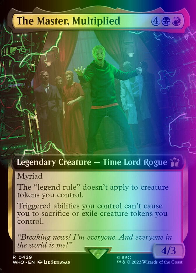 MTG Magic the Gathering The Master, Multiplied (429/1208) Doctor Who NM ...