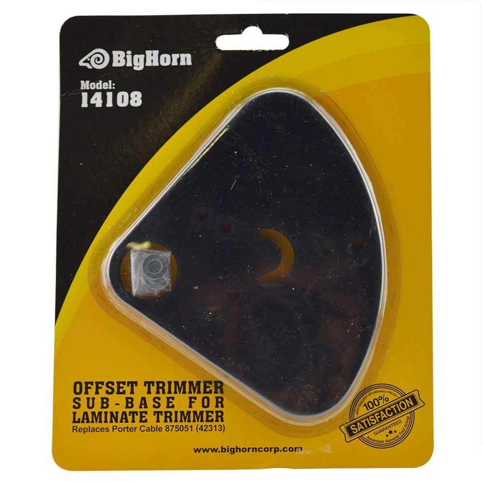 Offset Trimmer Sub-Base for 7312 Laminate Trimmer Replaces Porter Cable ...
