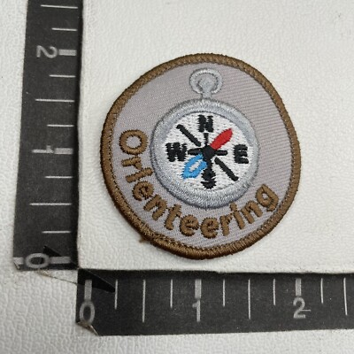 Map, Compass, Navigation Skills ORIENTEERING Patch 00DR | eBay