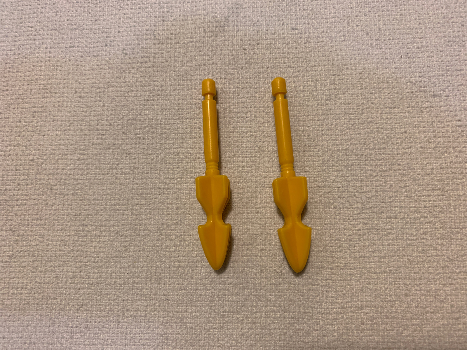 1993 Double Dragon Cruiser Car X2 Yellow Missiles ORIGINAL PARTS Tyco ...