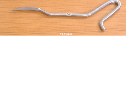 SS Orthopedic Curved Diamond Pointed Awl Tibia, humerus Ten Pieces 10 ...