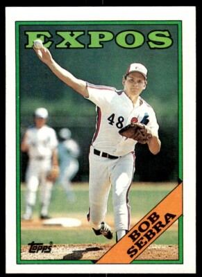 1988 Topps Baseball Card Bob Sebra Montreal Expos #93 | eBay