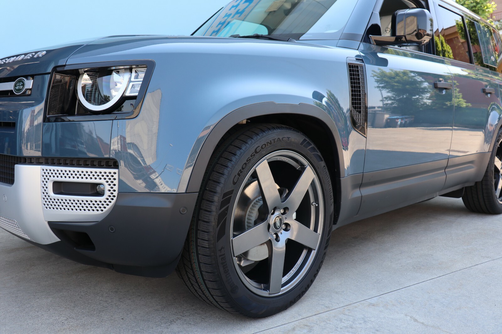 4 CERCHI IN LEGA LAND ROVER DEFENDER 9 X 22 " FONDMETAL ANTRACITE ...