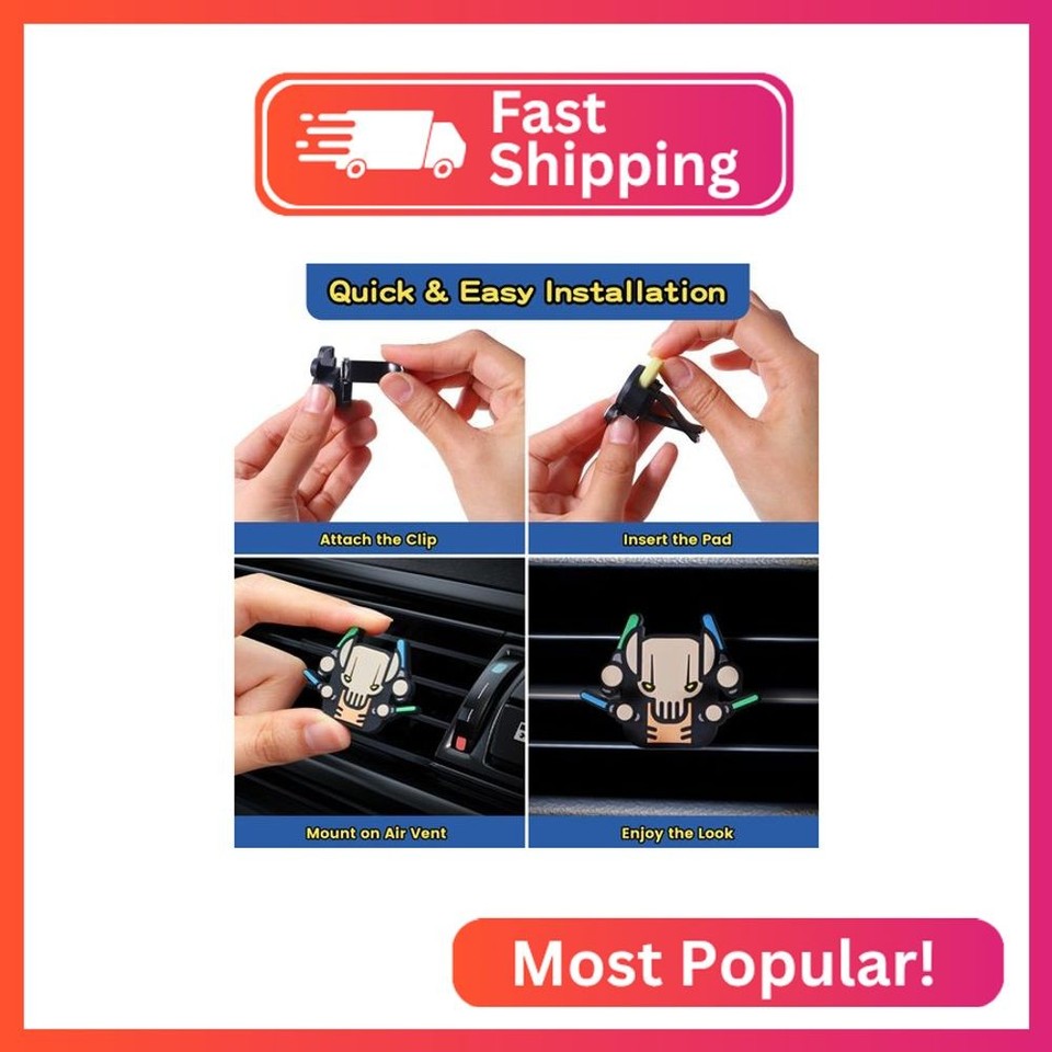 Dorakaka Air Vent Decoration - Cute Super Hero Decorative Vent Clip for ...