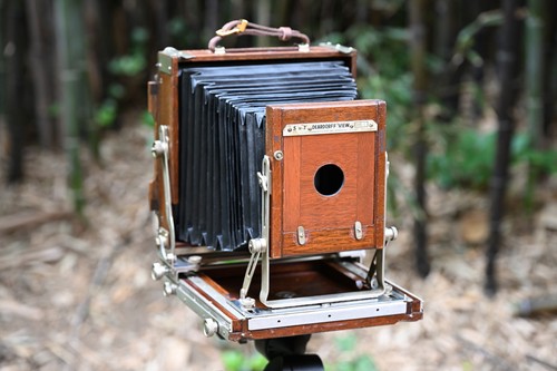 Deardorff 5x7 (V5) Camera with 4x5 Back Large Format Film Field Lens ...