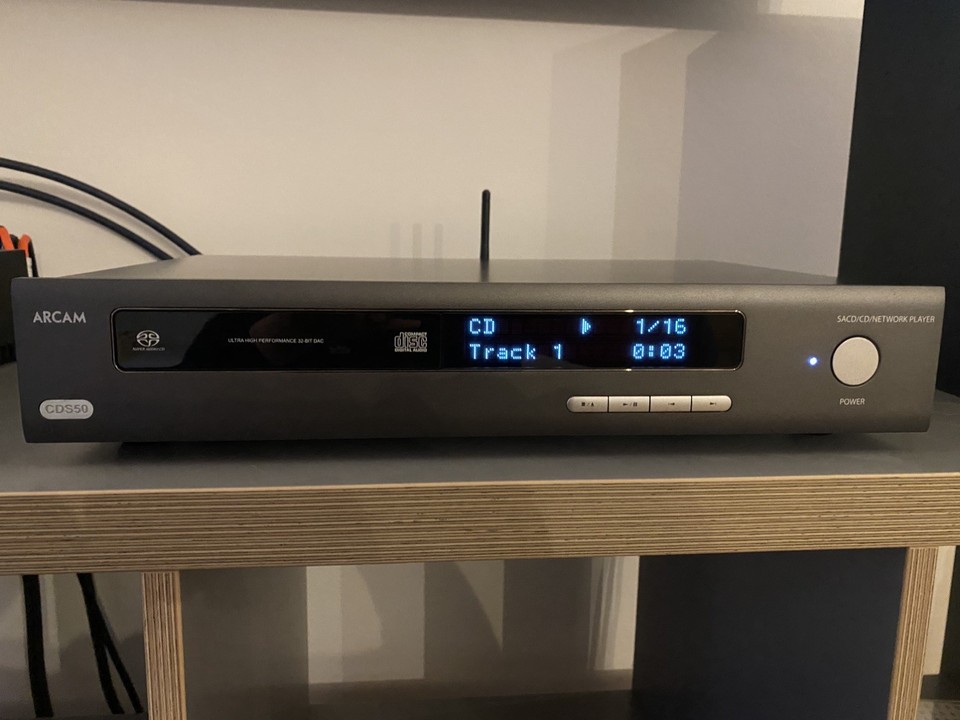 ARCAM CDS50 CD-SACD & Network Player Original Box & Remote - Excellent ...