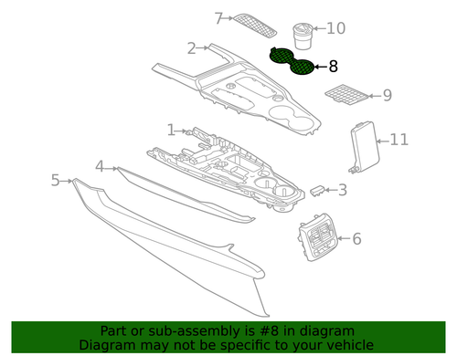 Genuine Audi Insert 80A-864-170-4PK | eBay