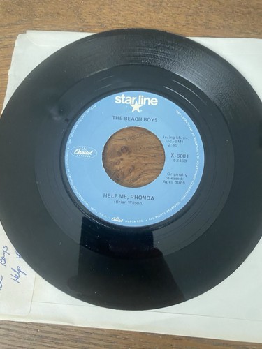 BEACH BOYS “ HELP ME, RHONDA / DO U WANNA DANCE “ 45 Vinyl Record | eBay