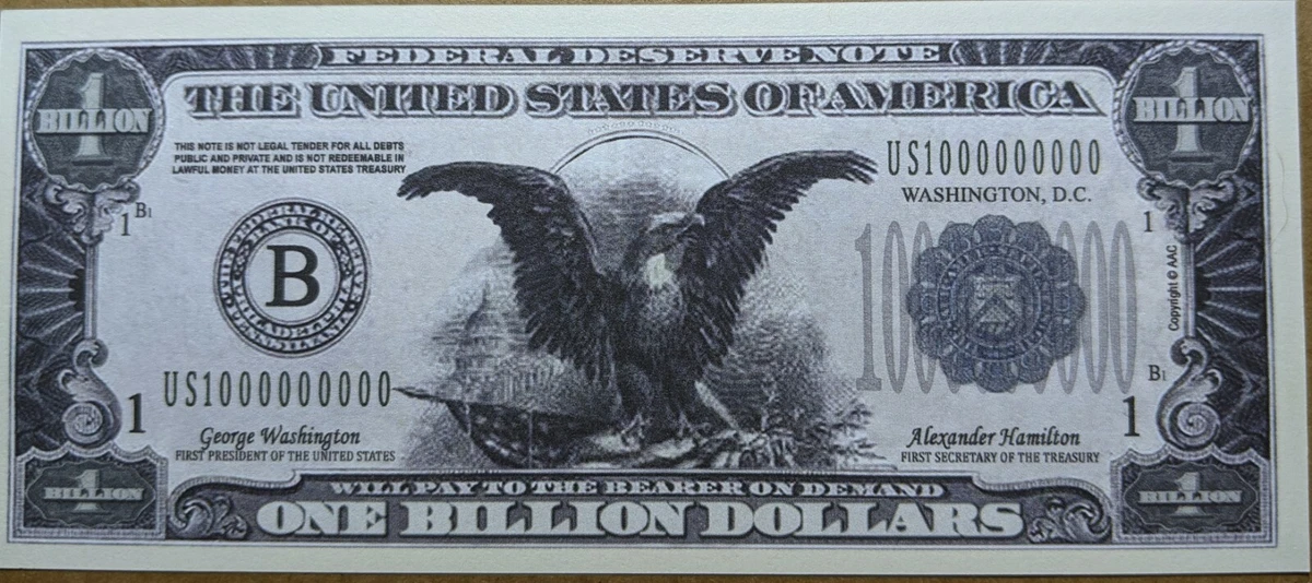 $1000000000000 Bill