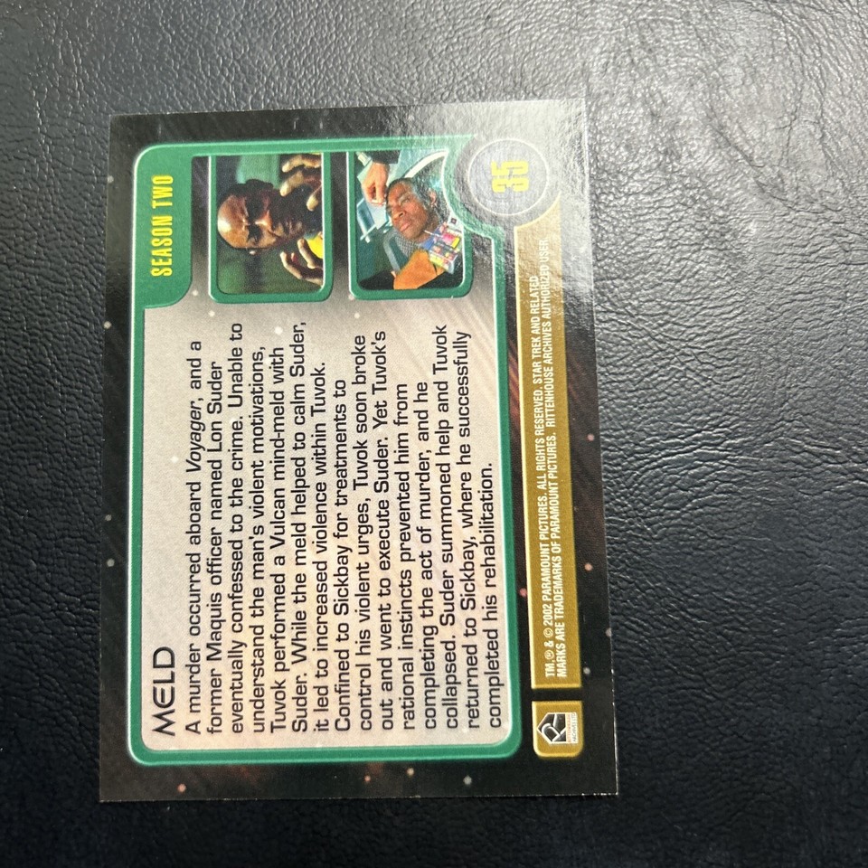 J101c The Complete Star Trek Voyager 2002 #35 Meld Captain JaneWay ...