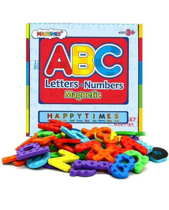 Magnetic Letters&Numbers for Classroom / Home Educating Kids in Fun ...