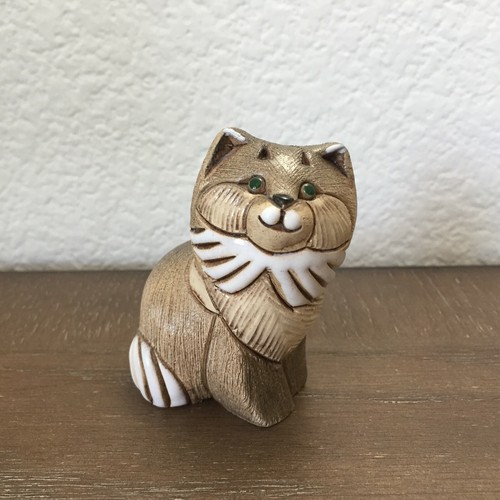 Retired Artesania Rinconada Art Pottery Somali Female Cat #84A Figurine ...