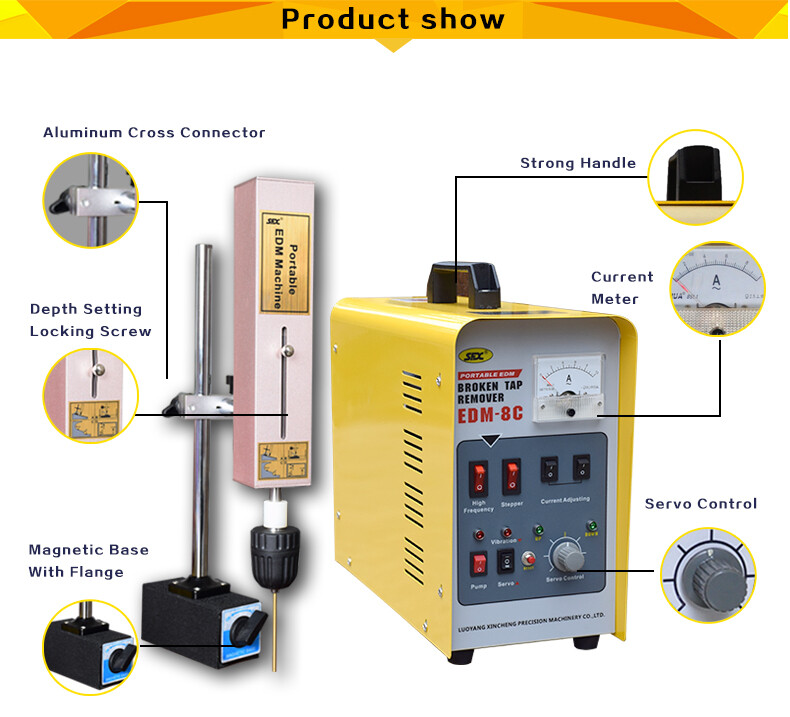US Stock Portable EDM Broken Tap Bolt Remover Drill Extractor Tap ...