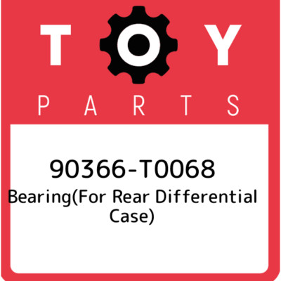 90366-T0068 Toyota Bearing(for rear differential case) 90366T0068, New ...
