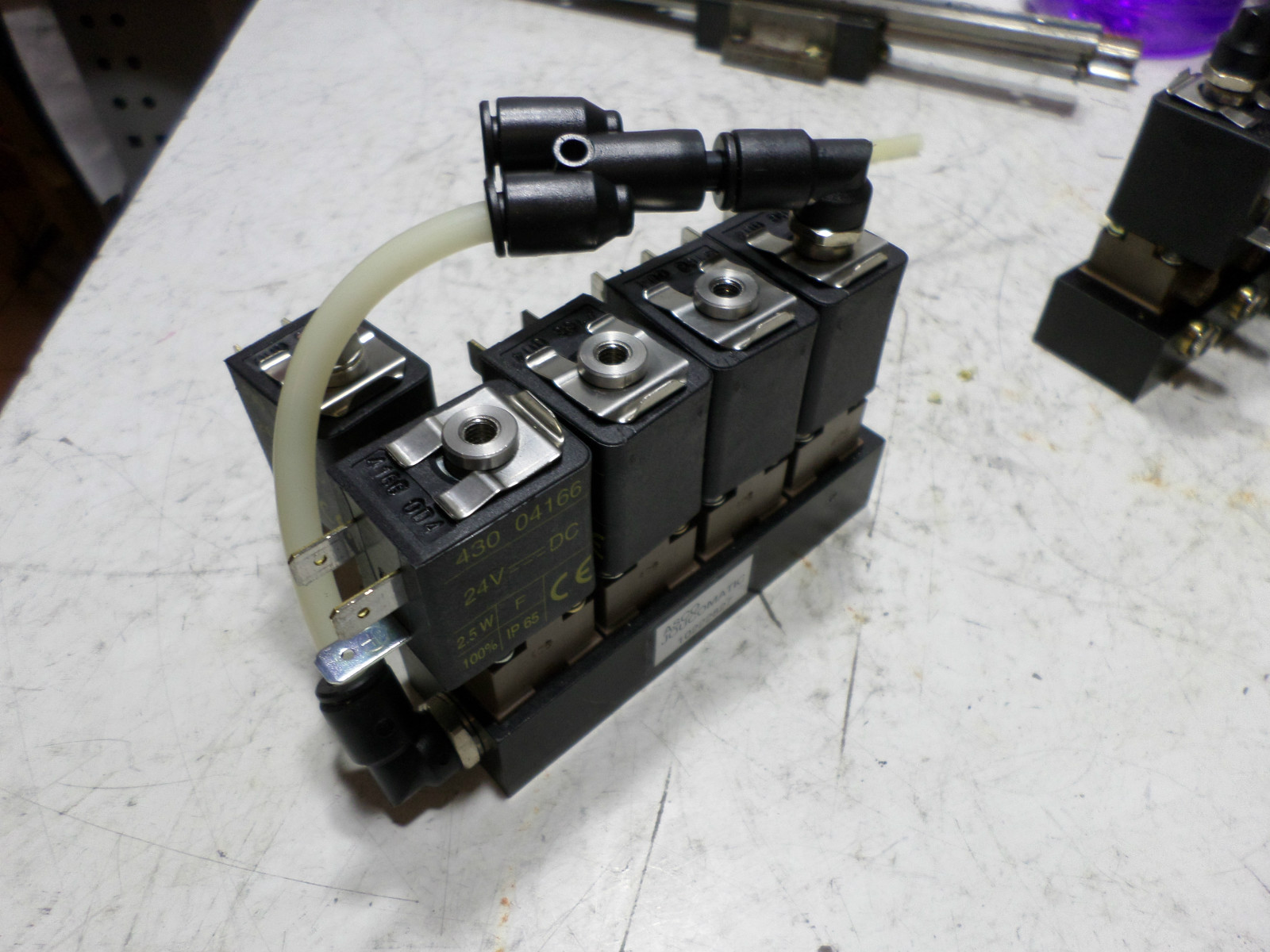 ASCO JUCOMATIC MANIFOLD with 5 VALVES - 24DC Coils and fittings - 430 ...