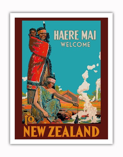Haere Mai (Welcome) to New Zealand - Native Maori Women - Vintage ...