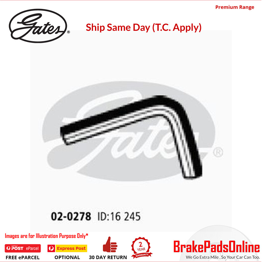 Gates 28466 Heater Hose 90deg Moulded. for sale online | eBay