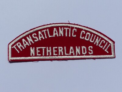 Unused Vintage Transatlantic Council Netherlands Boy Scout BS RWS ...