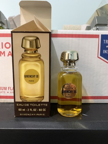Rare Vintage 70'-80's GIVENCHY III perfume EDT 60 ml 2.0fl.oz Splash ...