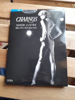 CHARNOS Sheer Lustre 10 Denier BLACK Tights Size Small | eBay UK