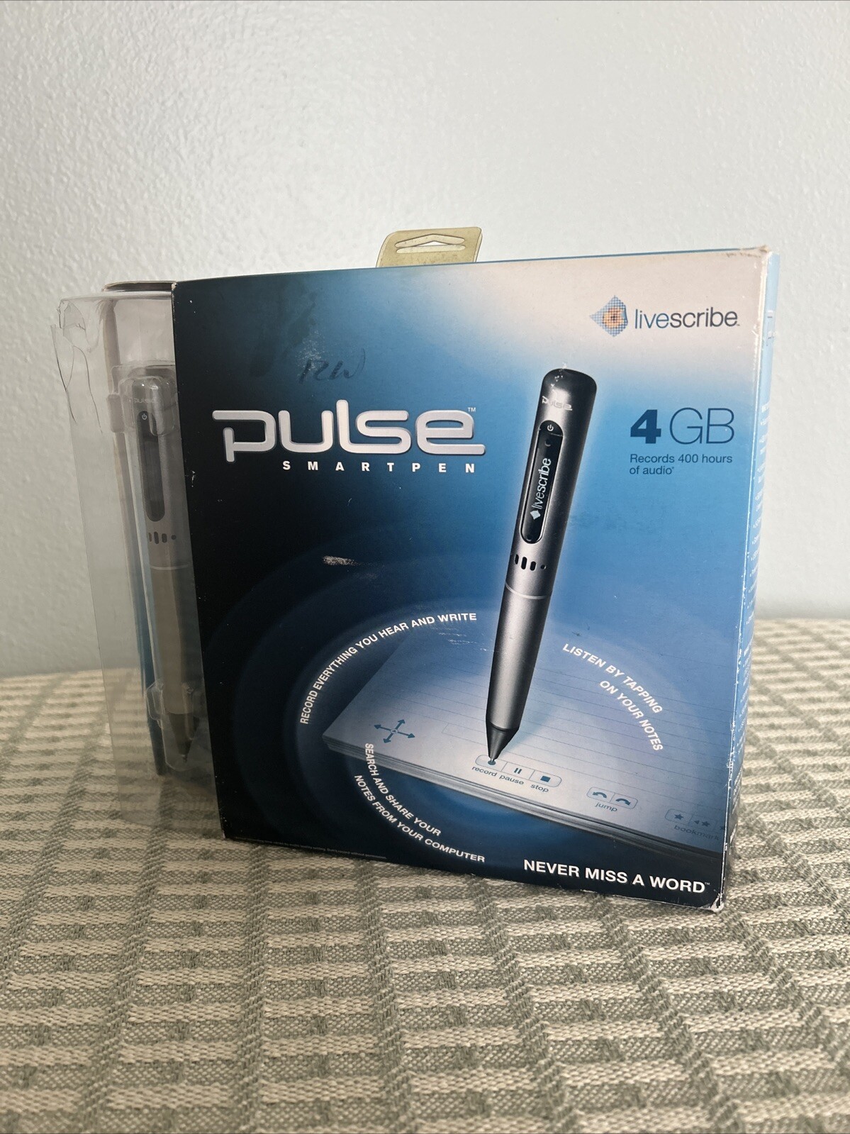 Livescribe Pulse Smartpen 4GB 400 Hours Audio Recording Max Windows ...
