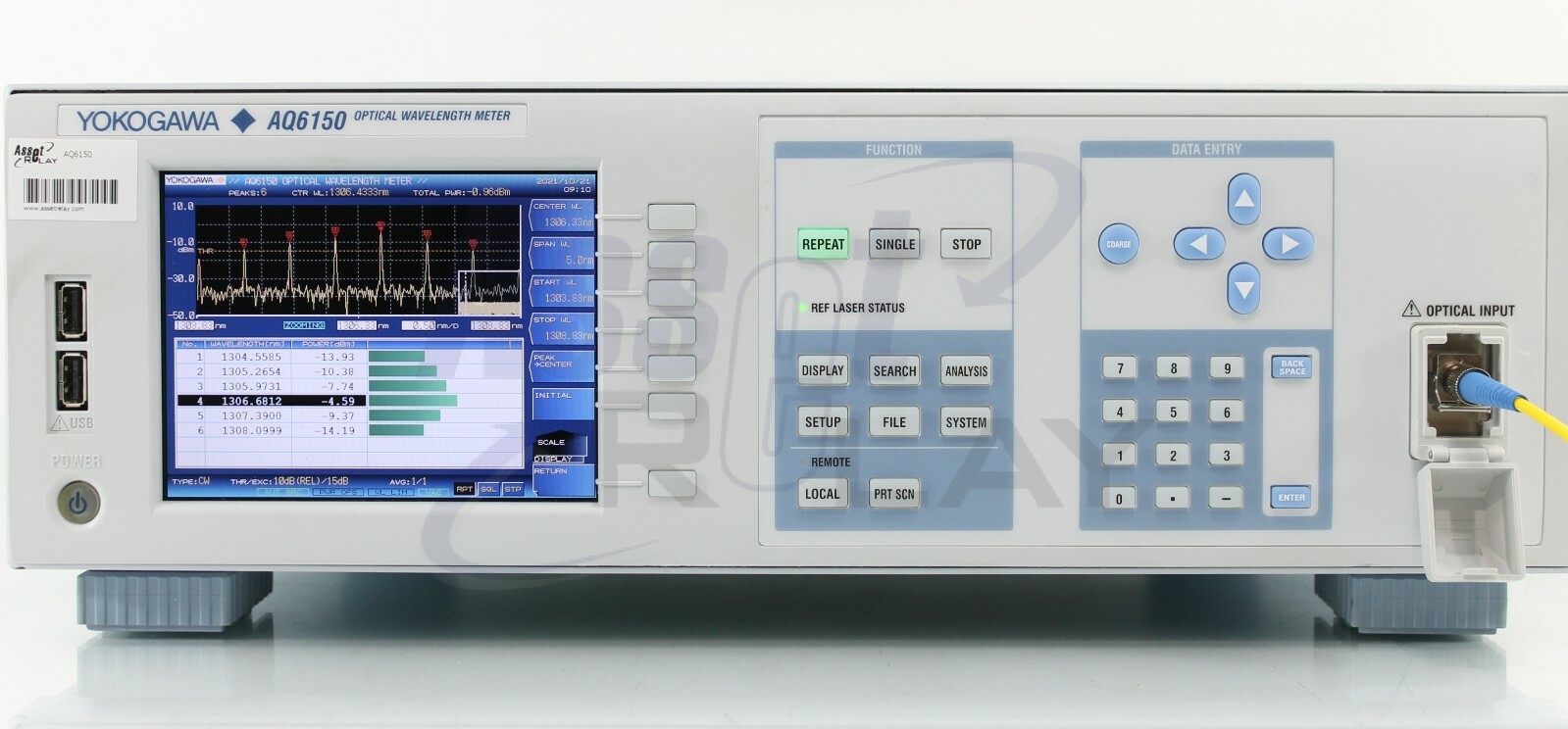 Yokogawa AQ6150 Multi Wavelength Meter - NEW LASER - Fully tested and ...